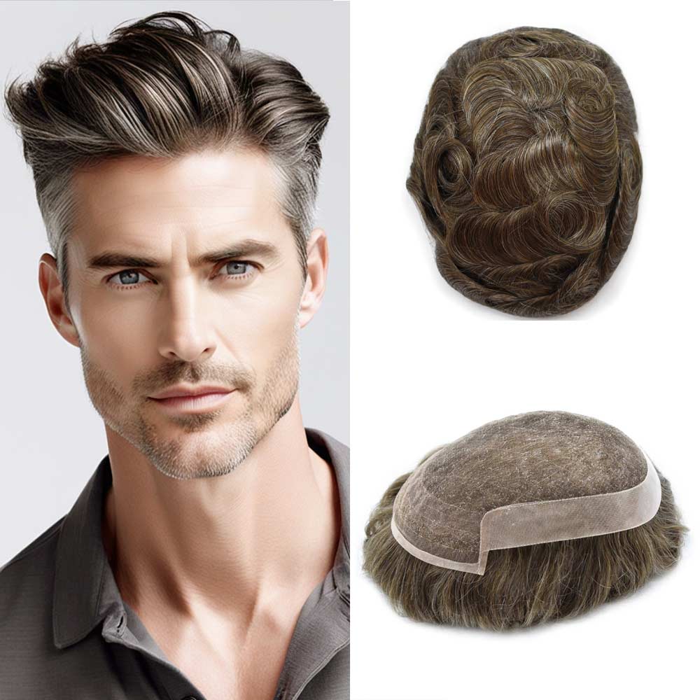 Mens toupee|Mens hairpiece|hair replacement system for men — Lyricalhair