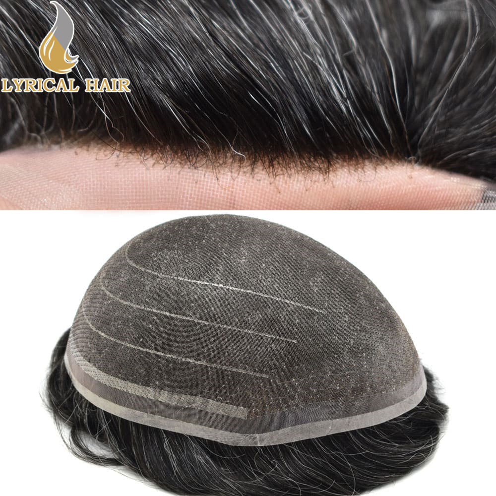 Toupee for Men |Super Fine Welded Lace| Mens Toupee — Lyricalhair